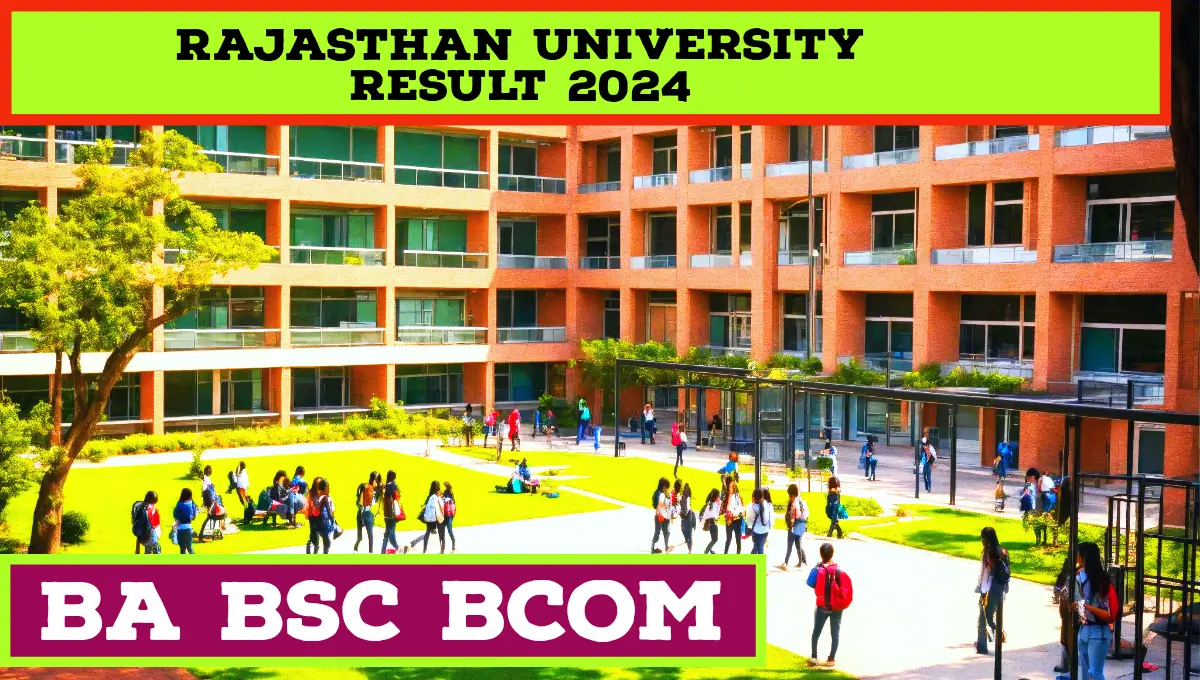 Rajasthan University Result 2024 BA, BSC, BCOM Online Check - Learnyojana
